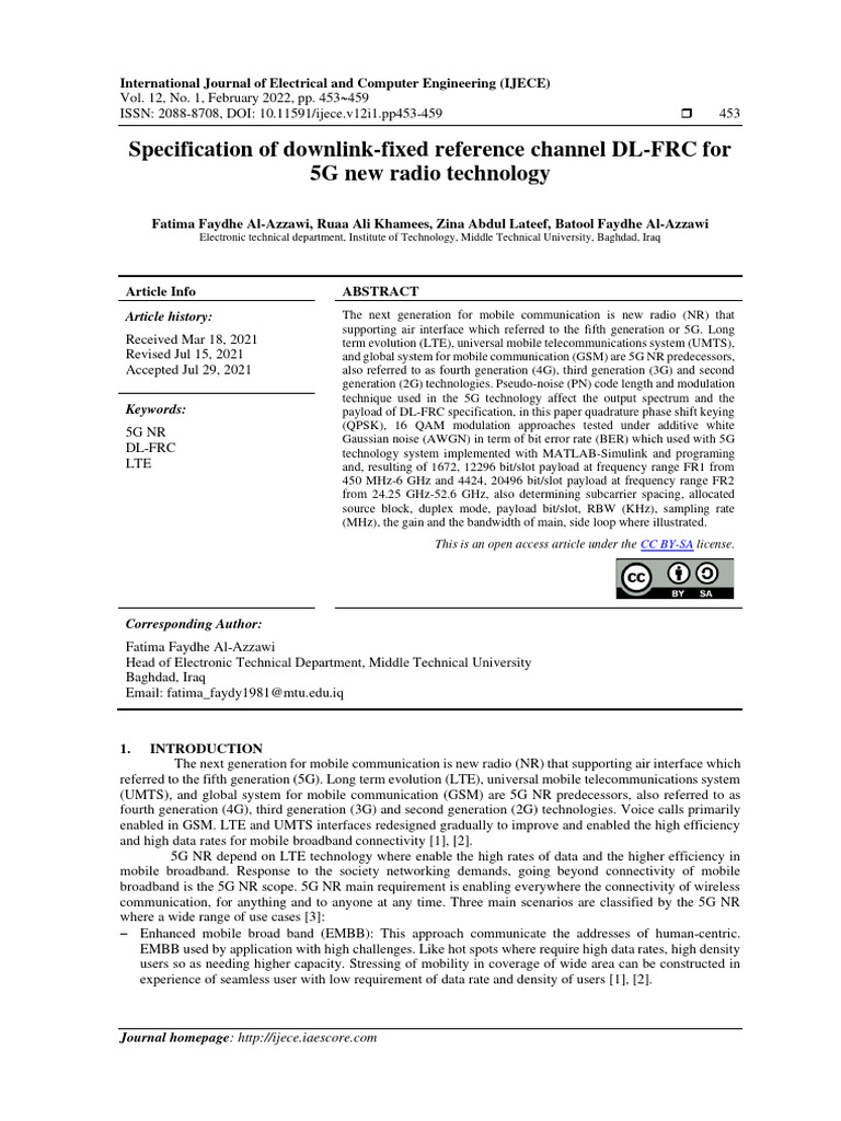 Specification of Downlink Fixed Referenc | PDF | Orthogonal Frequency Division Multiplexing ...