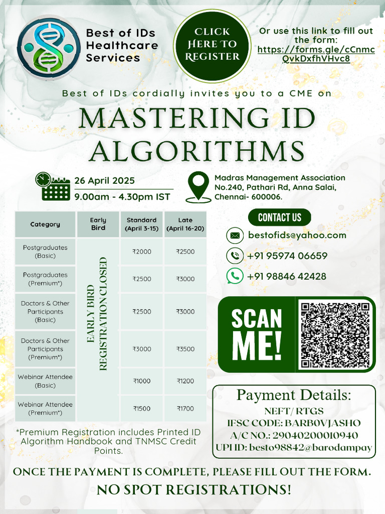 Mastering ID Algorithms CME Invite PDF | PDF