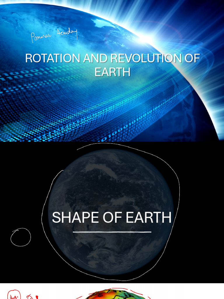 Earth's Rotation, Revolution, and Seasons | PDF