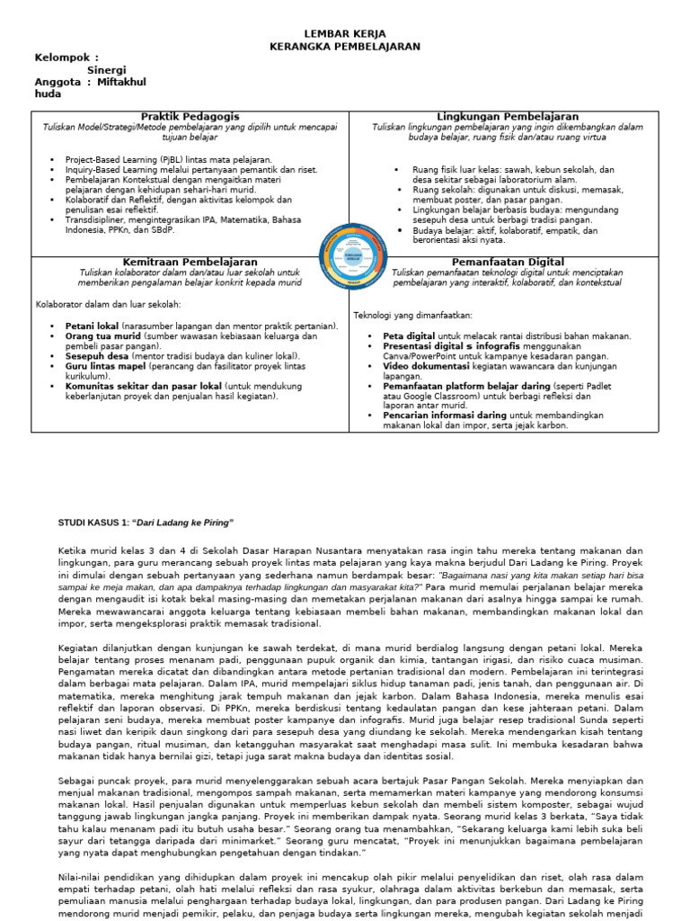 _KP4_LK_Kerangka_Pembelajaran_Mendalam_2 | PDF