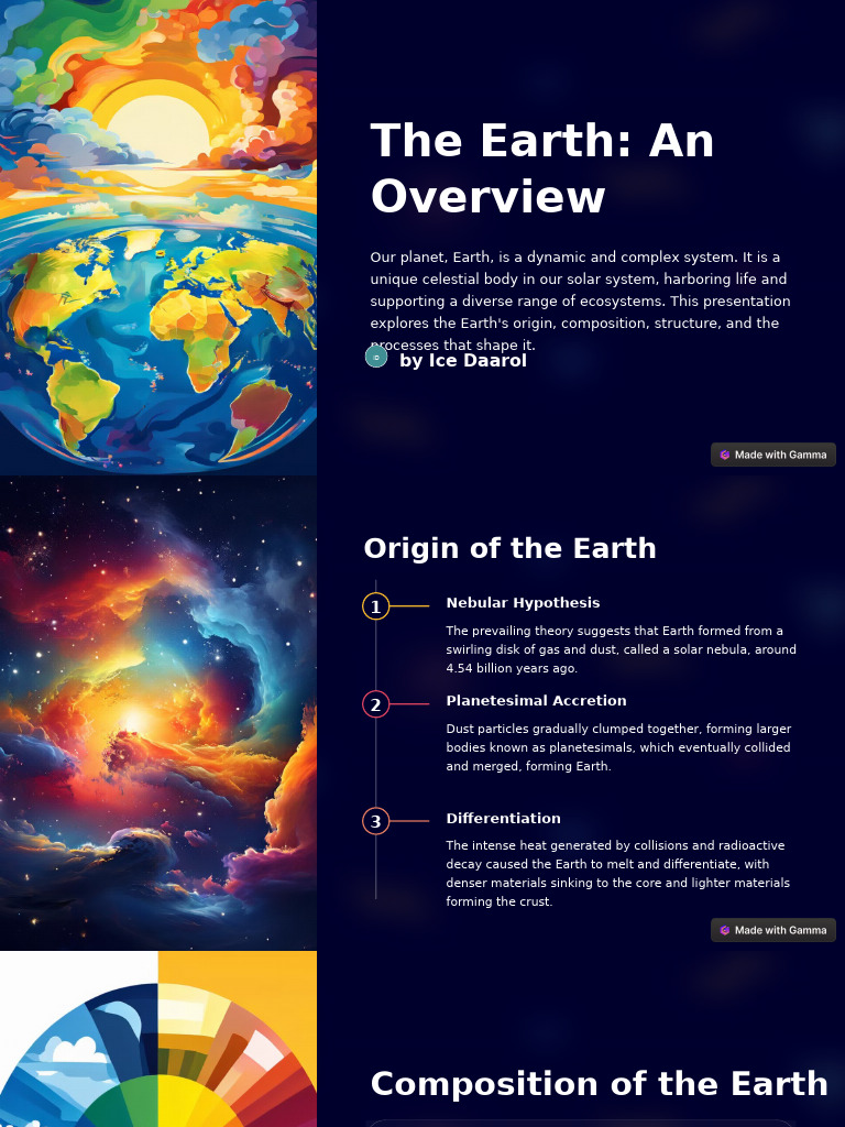 The Earth an Overview | PDF