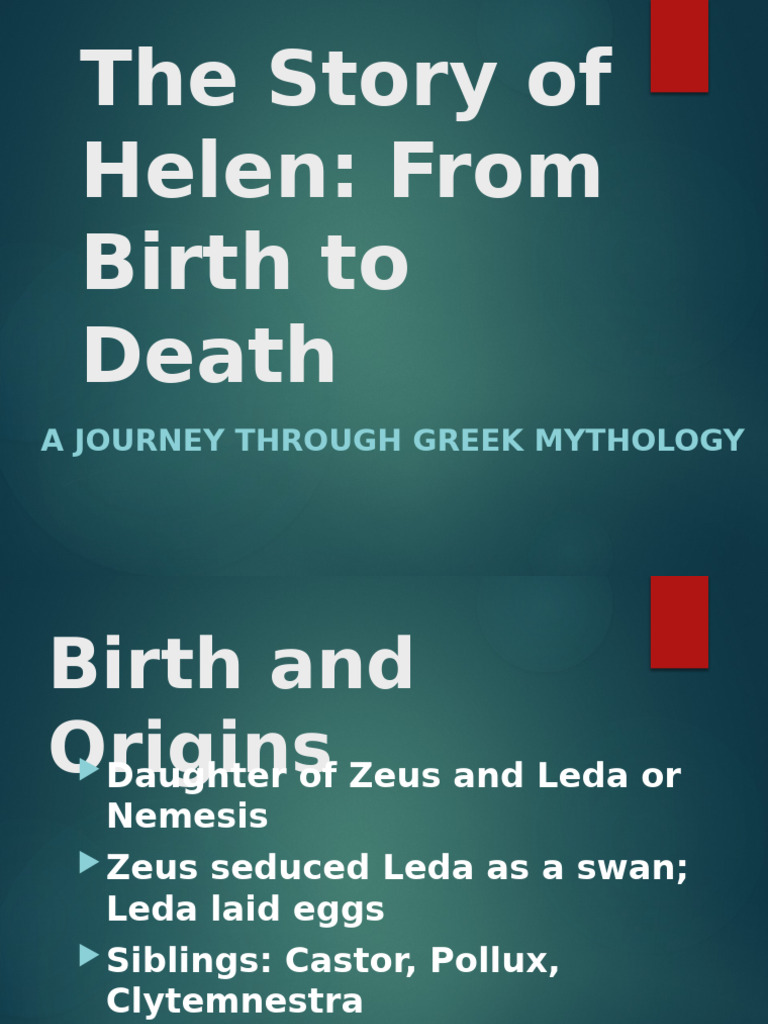 Helen of Troy: Myth and Legacy | PDF