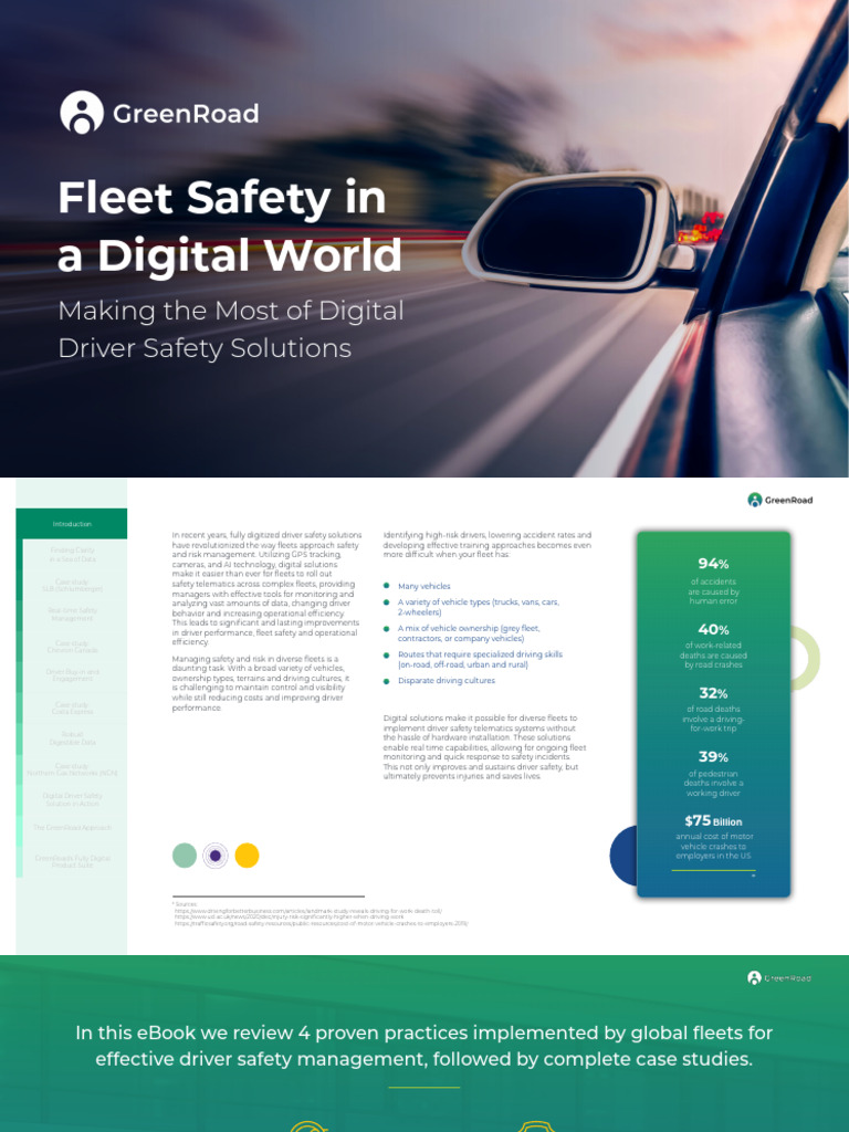 Fleet Safety in a Digital Word Commercial Fleets eBook | PDF | Road Traffic Safety | Safety