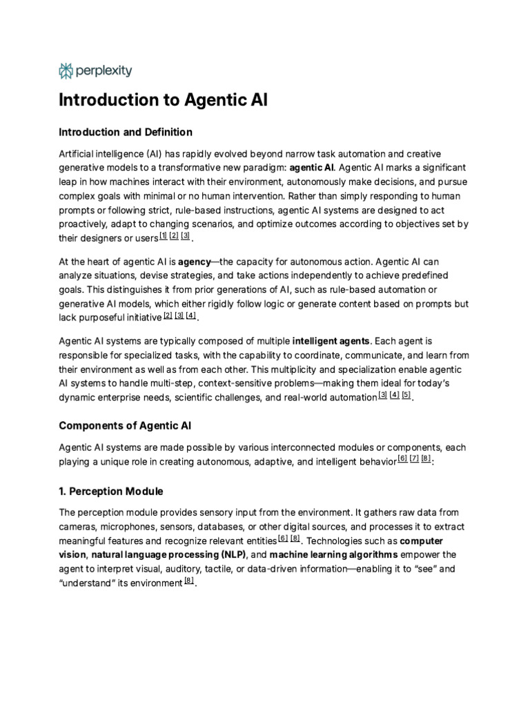 Introduction to Agentic AI | PDF | Artificial Intelligence ...