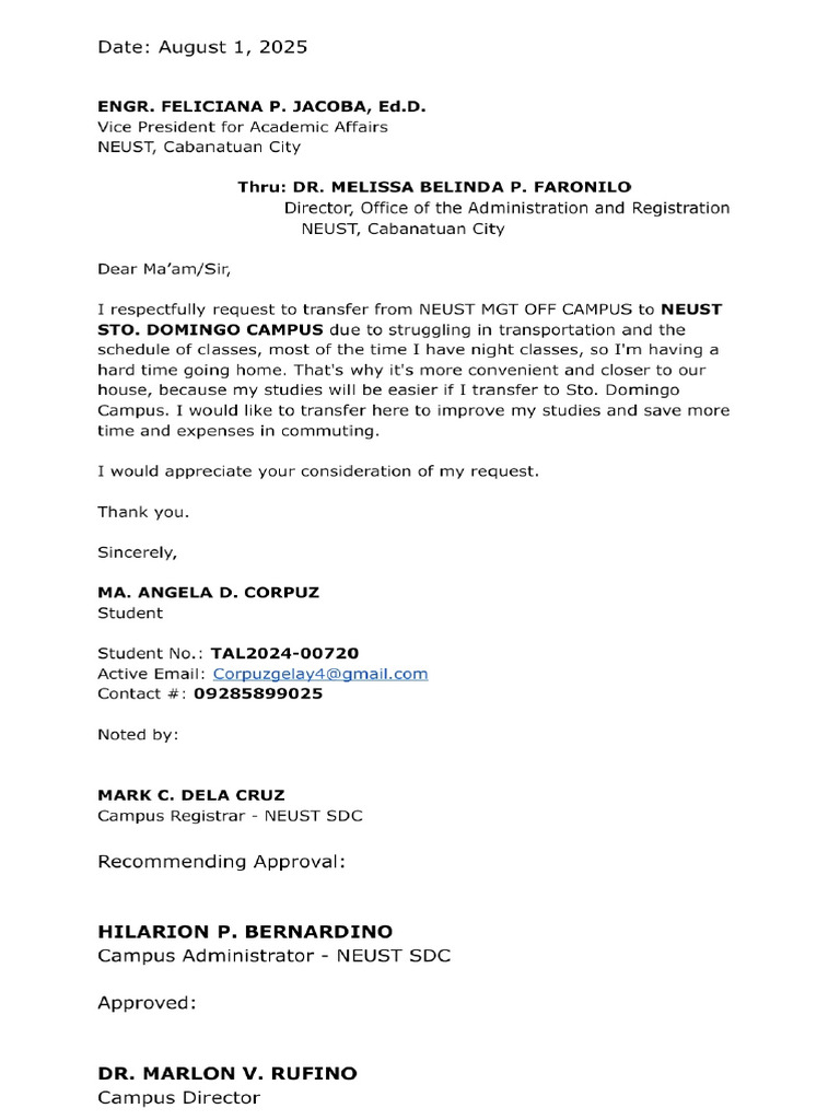 Letter | PDF