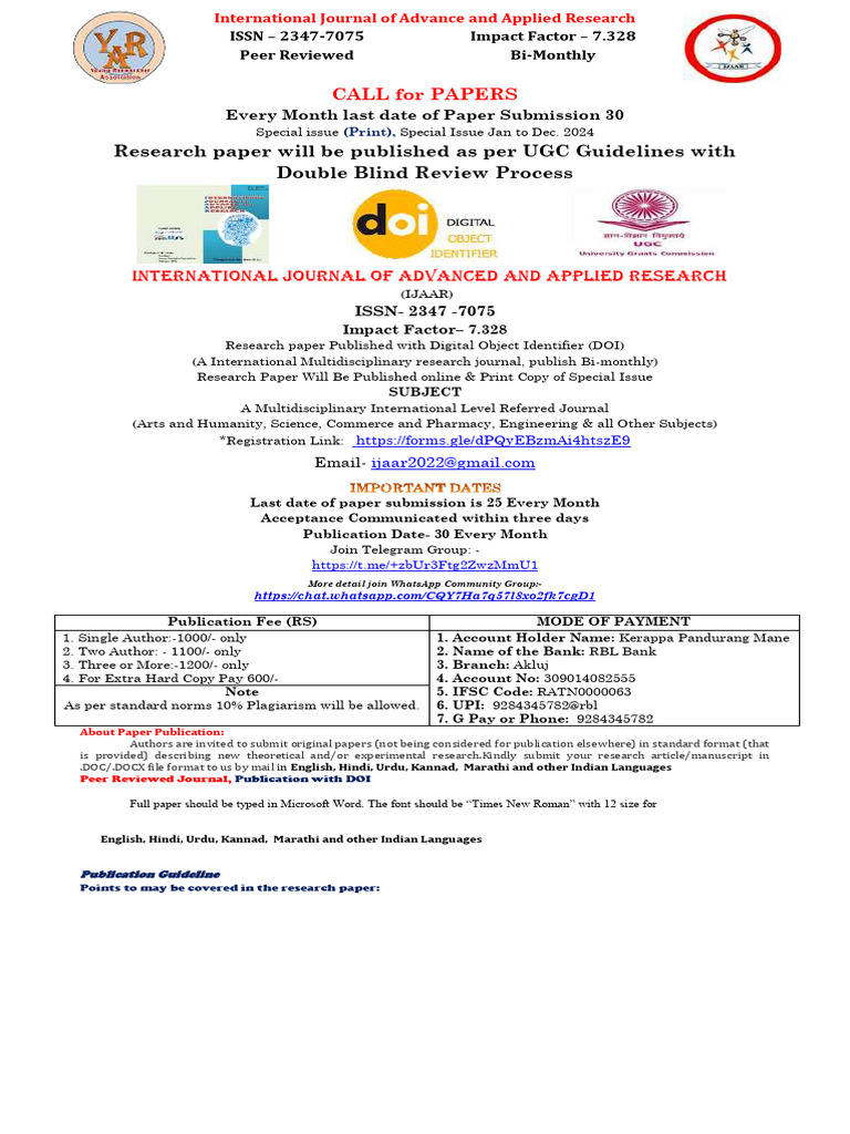 2024 Print Special Issue Journal | PDF | Academic Publishing