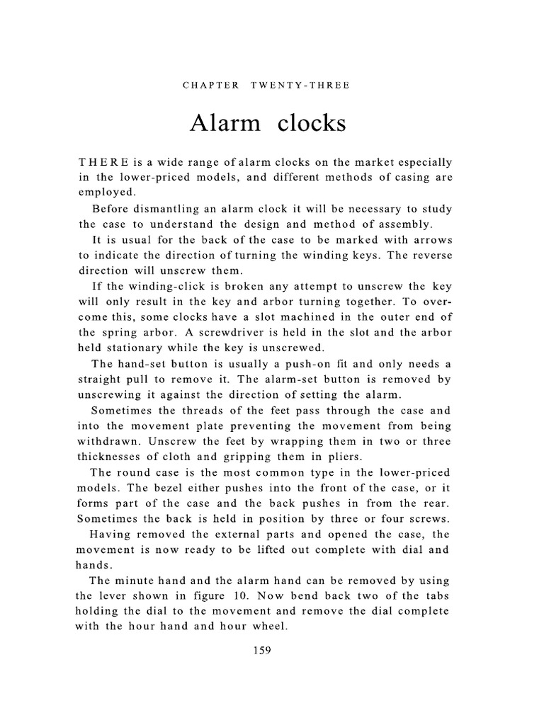 Alarm clocks | PDF