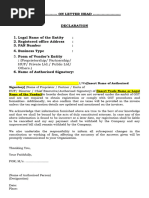 Non-GST Declaration Form for Entities | PDF