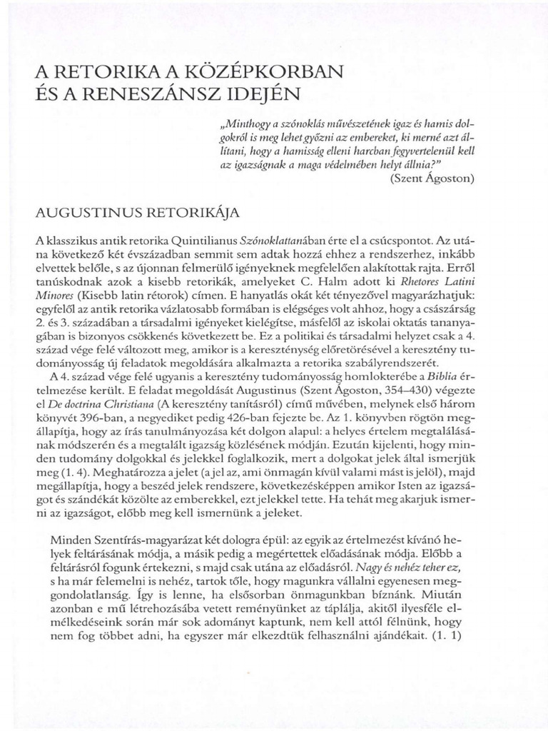 Adamik Et Al RETORIKA | PDF