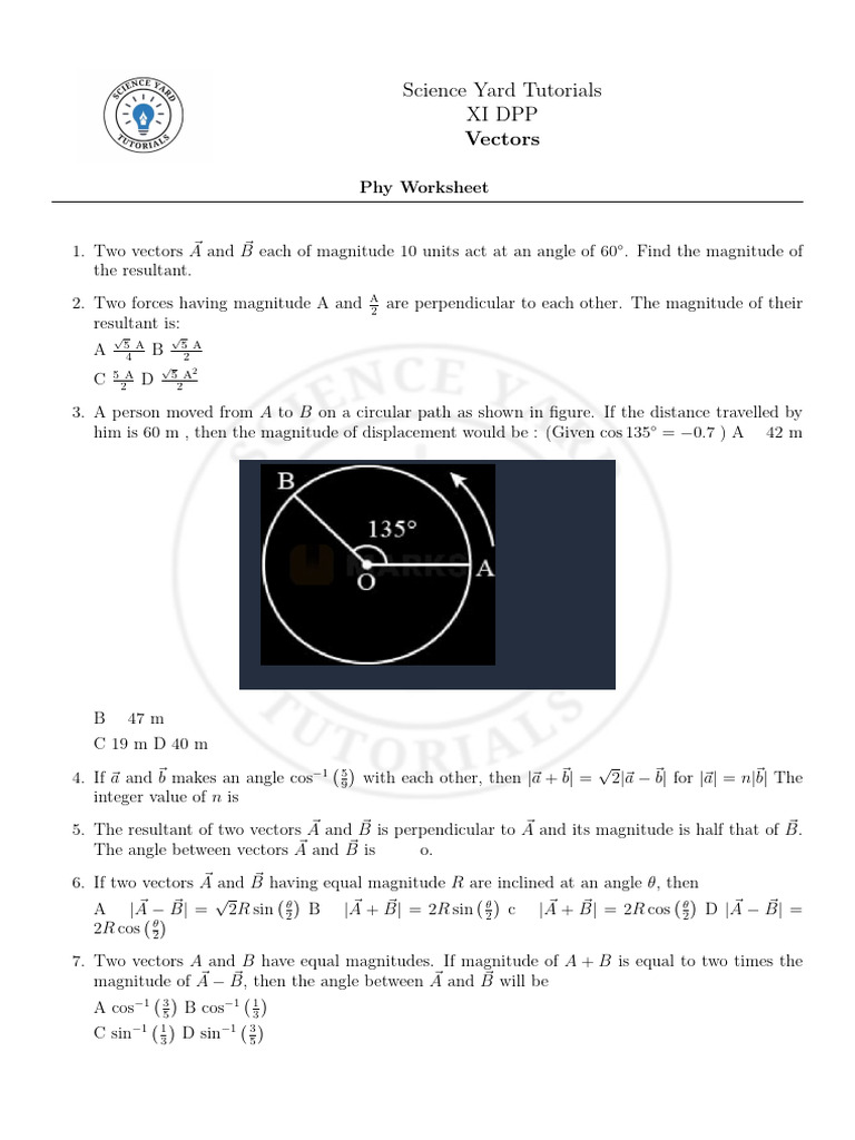 Vectors | PDF | Angle | Norm (Mathematics)