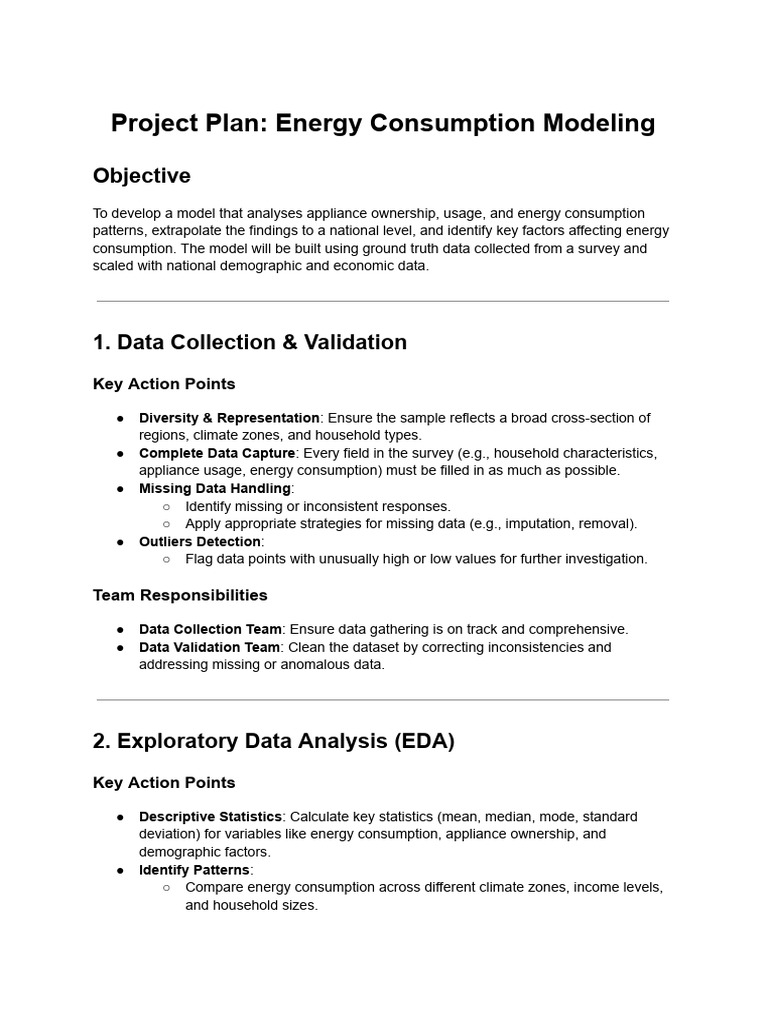 Energy Consumption Modeling Project | PDF | Data Analysis | Energy ...