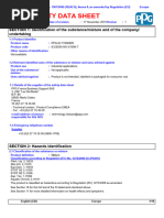 PPG Thinner 91-92 Safety Data Sheet | PDF | Safety | Occupational ...