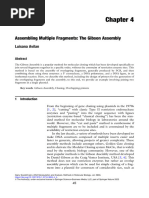 Gibson Assembly Guide and Tips | PDF | Primer (Molecular Biology ...