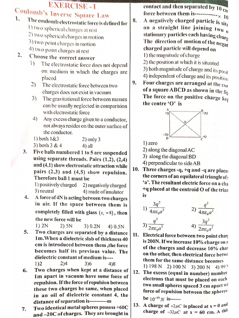 Electrostat and Potential | PDF