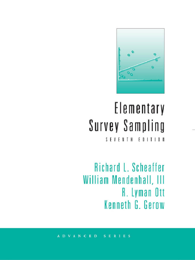 Elementary Survey Sampling 7th Edition Pdf Download Elementary Survey