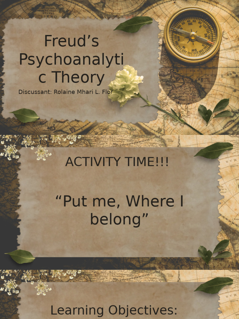 Freud's Psychoanalytic Theory Overview | PDF | Sigmund Freud ...