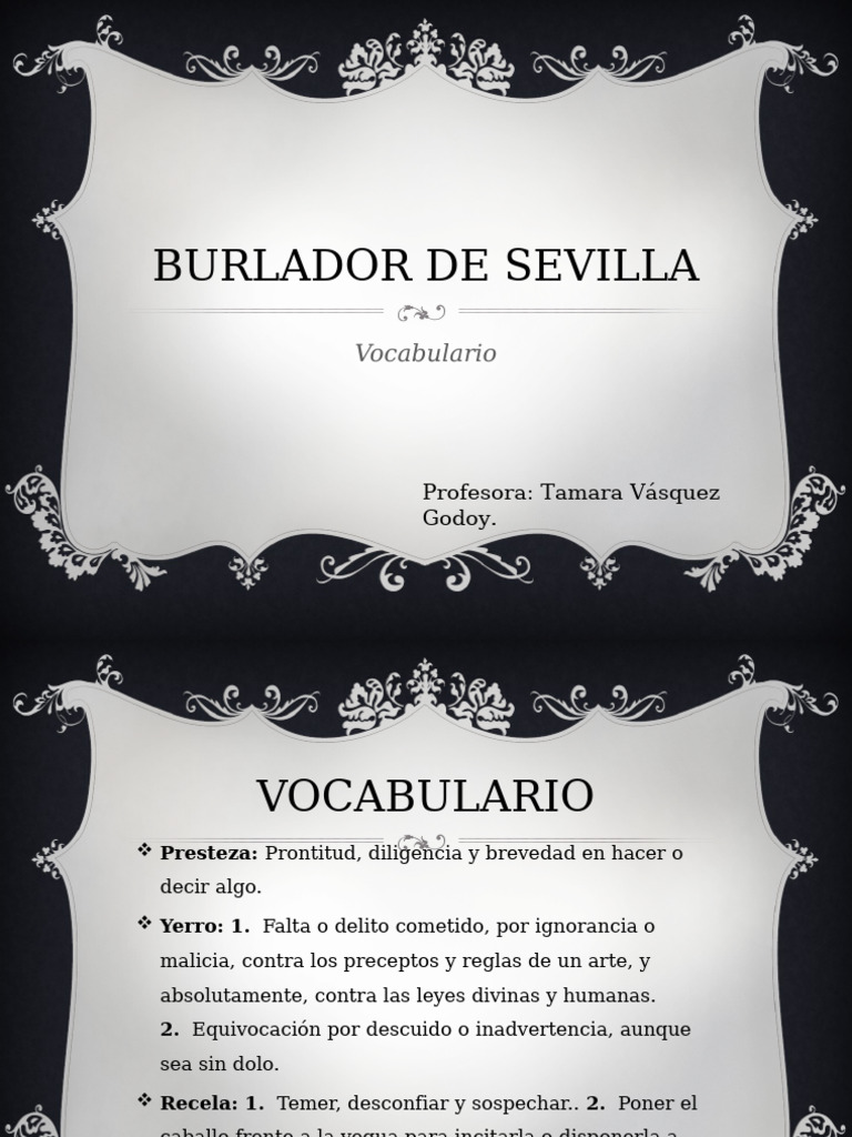 Burlador de Sevilla | PDF