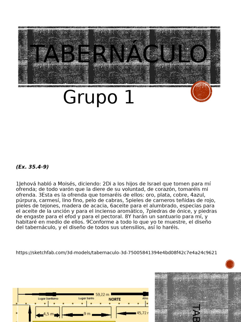 Tabernaculo Grupo 1 | PDF