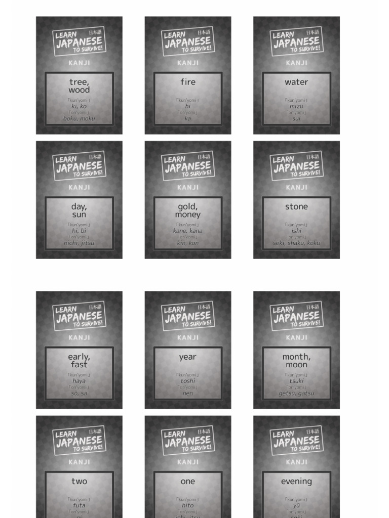 FlashCards BACK | PDF