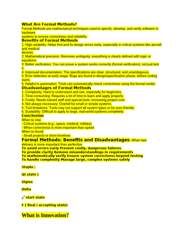 What Are Formal Methods | PDF | Formal Methods | Reliability Engineering