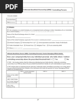 UBO Declaration Form for Clients | PDF | Companies | Ownership