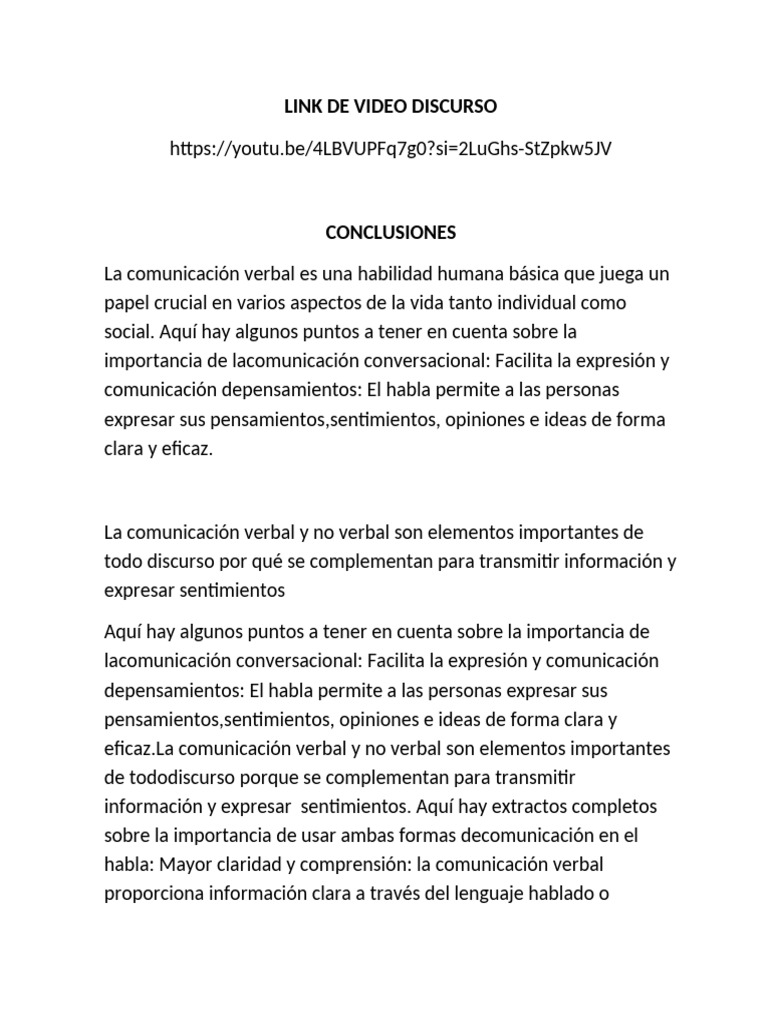 Como Nos Comunicamos Atraves Del Discurso | PDF | Comunicación ...