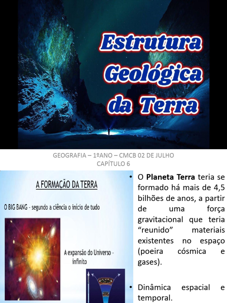 ESTRUTURA GEOLÓGICA DA TERRA PDF 2 | PDF