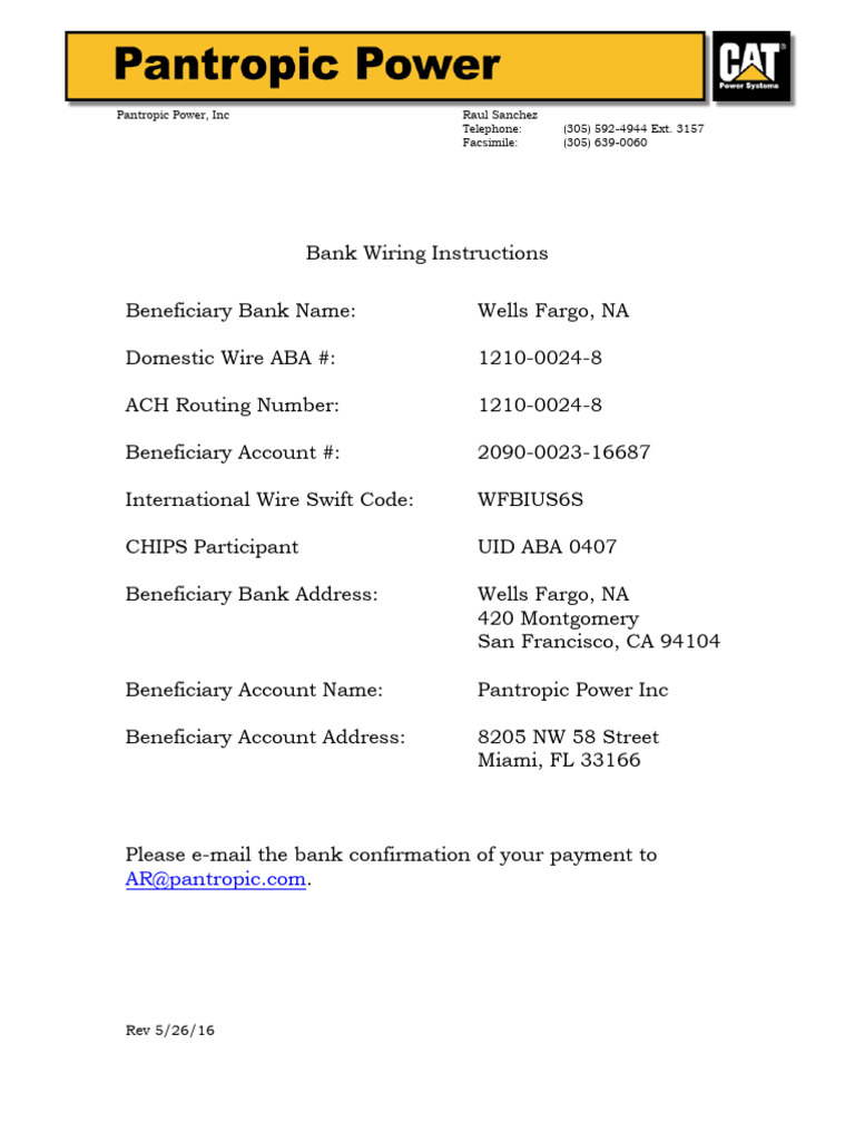 Wiring Instructions 2020 | PDF