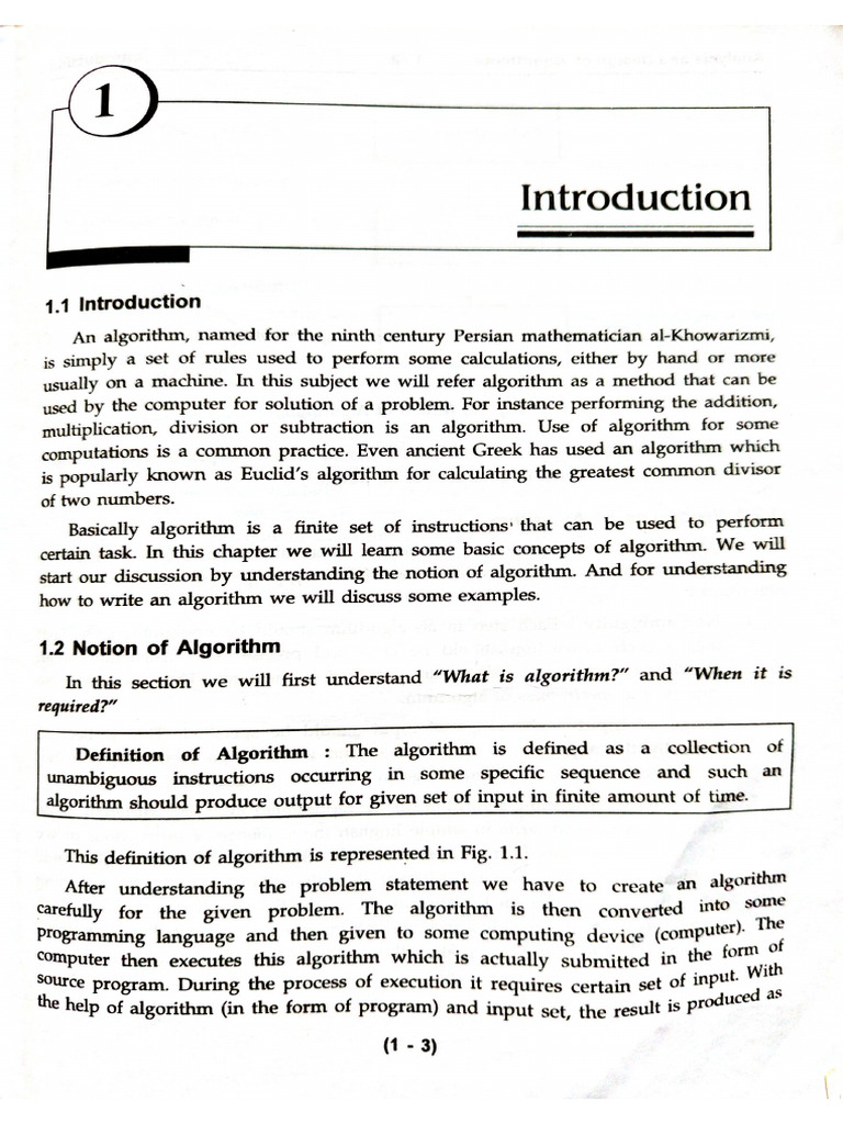 ADA MODULE 1 (1) | PDF