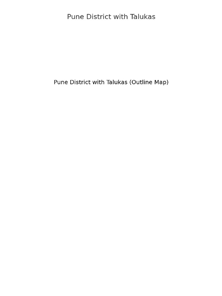 Maharashtra Maps Outline | PDF
