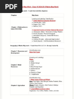 Complete Map Work SST Class 10 | PDF | Gujarat | Punjab
