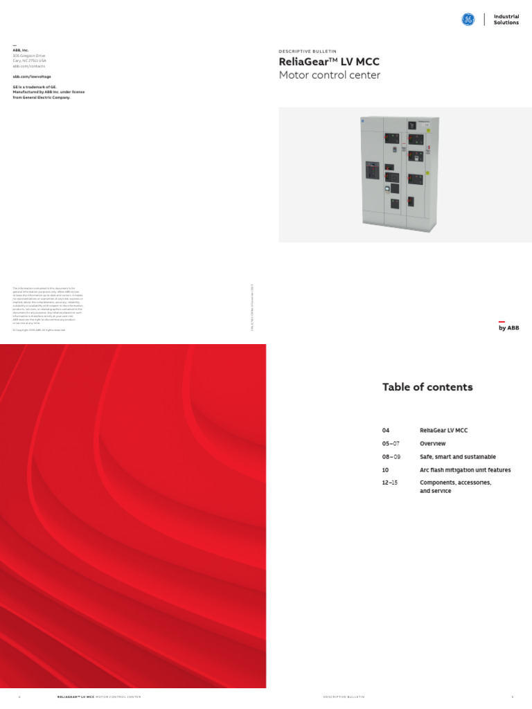 ReliaGear LV MCC Overview and Features | PDF | Relay | Electrical Equipment