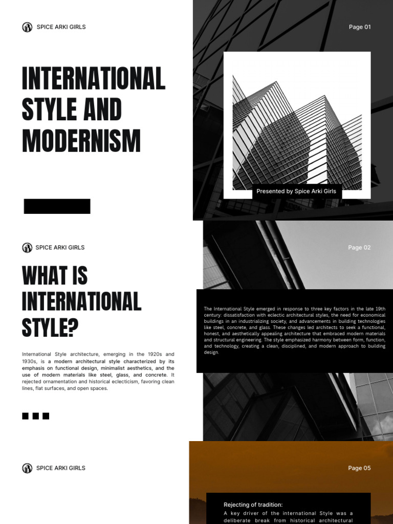 Understanding International Style Architecture | PDF | Minimalism ...