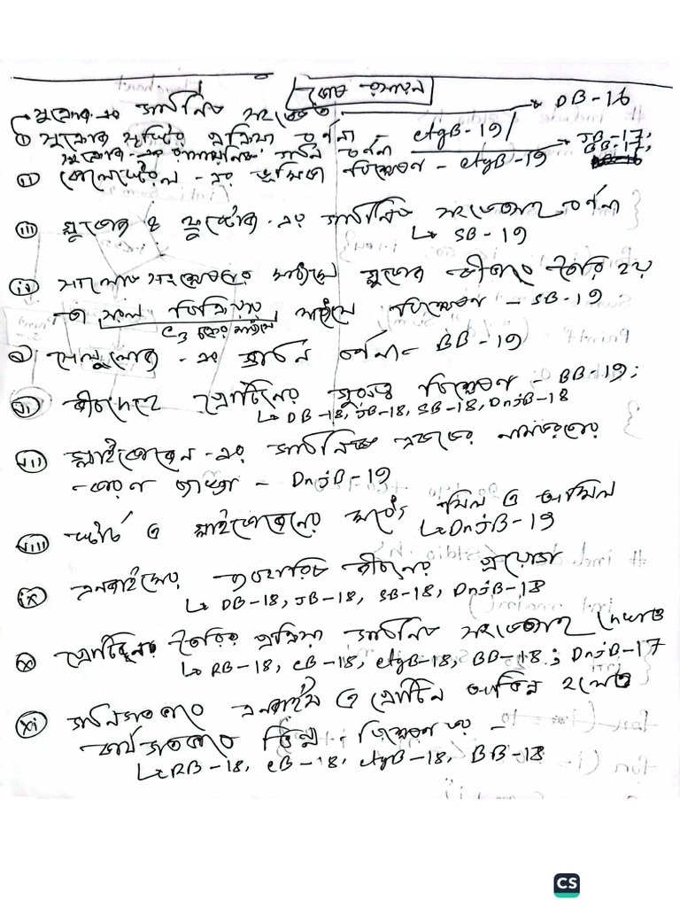 3rd Chapter Previous Question | PDF