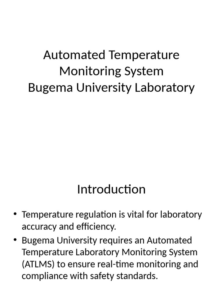 Automated Temperature Monitoring System | PDF | Automation | Arduino