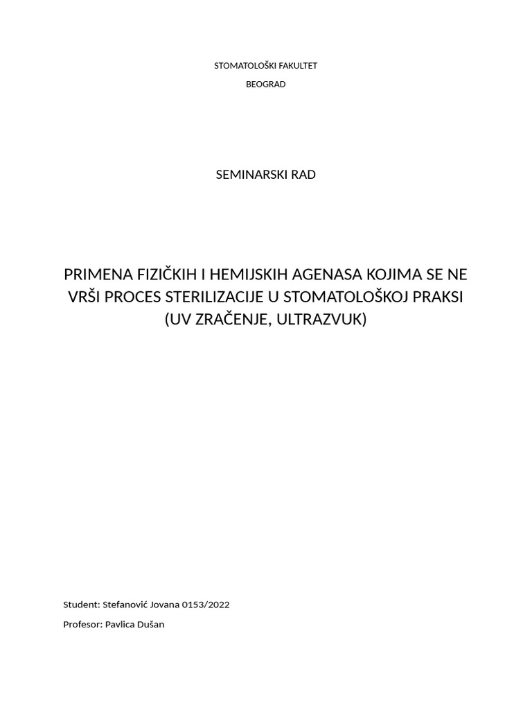 Mikrobioloski Aspekti | PDF
