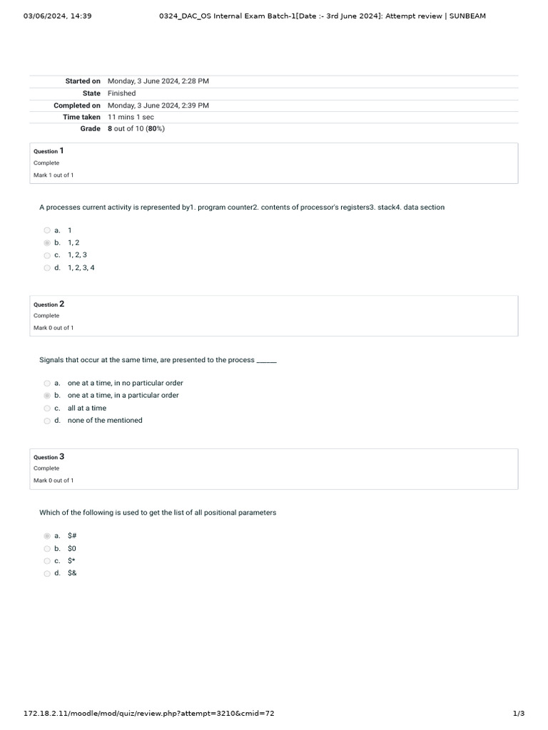Osmcq 1 | PDF | String (Computer Science) | System Software