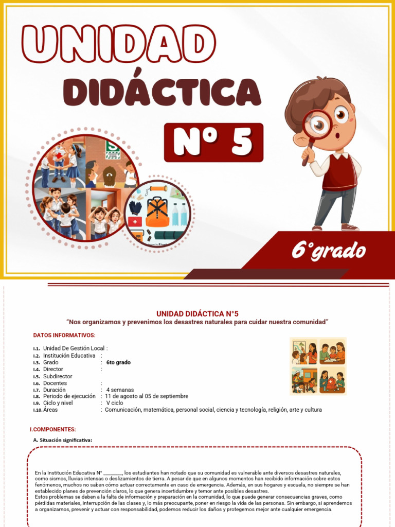 Unidad N°5 - 6to grado | PDF | Geometría | Matemáticas