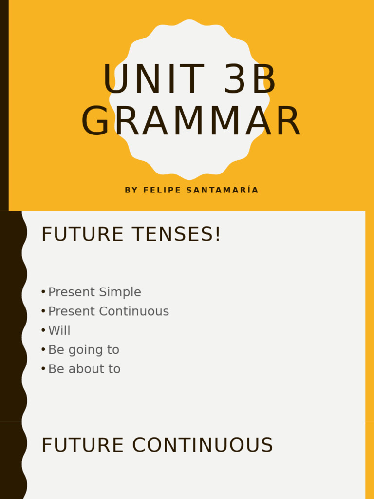 Future Tenses Grammar Guide | PDF