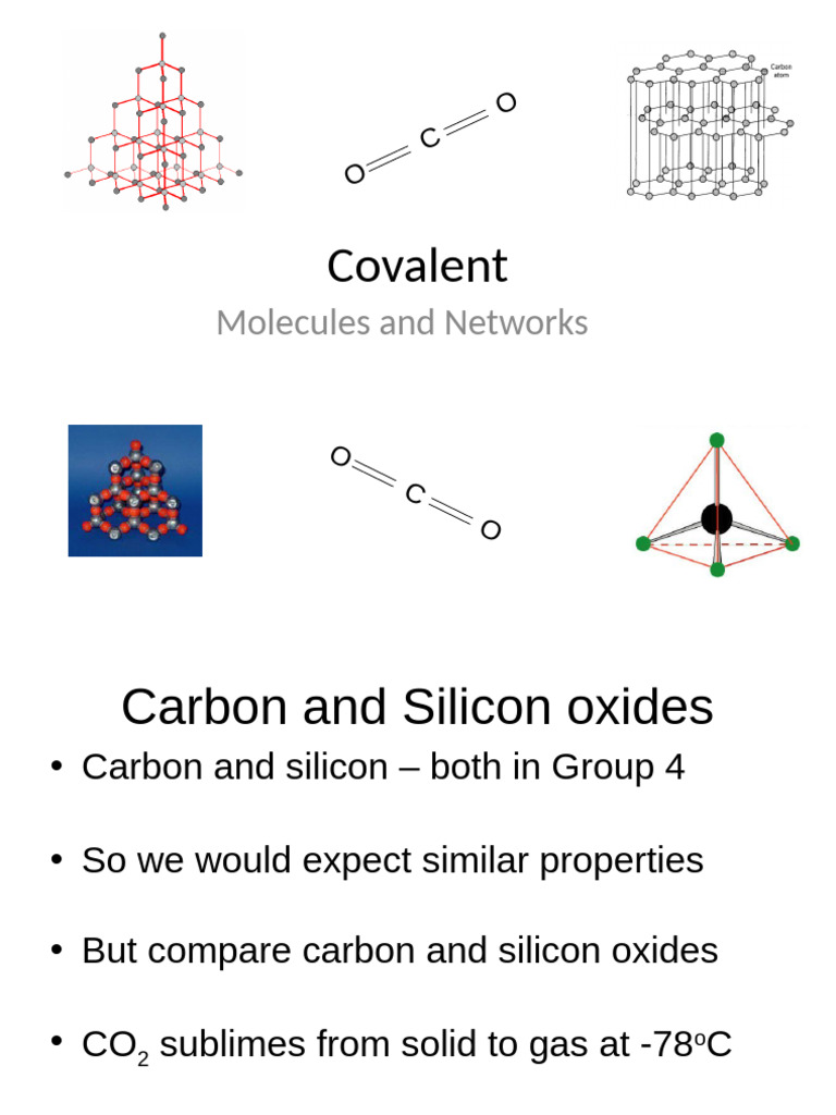 Covalent Network | PDF | Chemical Bond | Covalent Bond