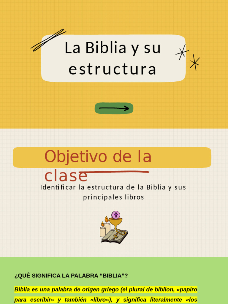 Estructura de La Biblia | PDF | Biblia | Viejo Testamento