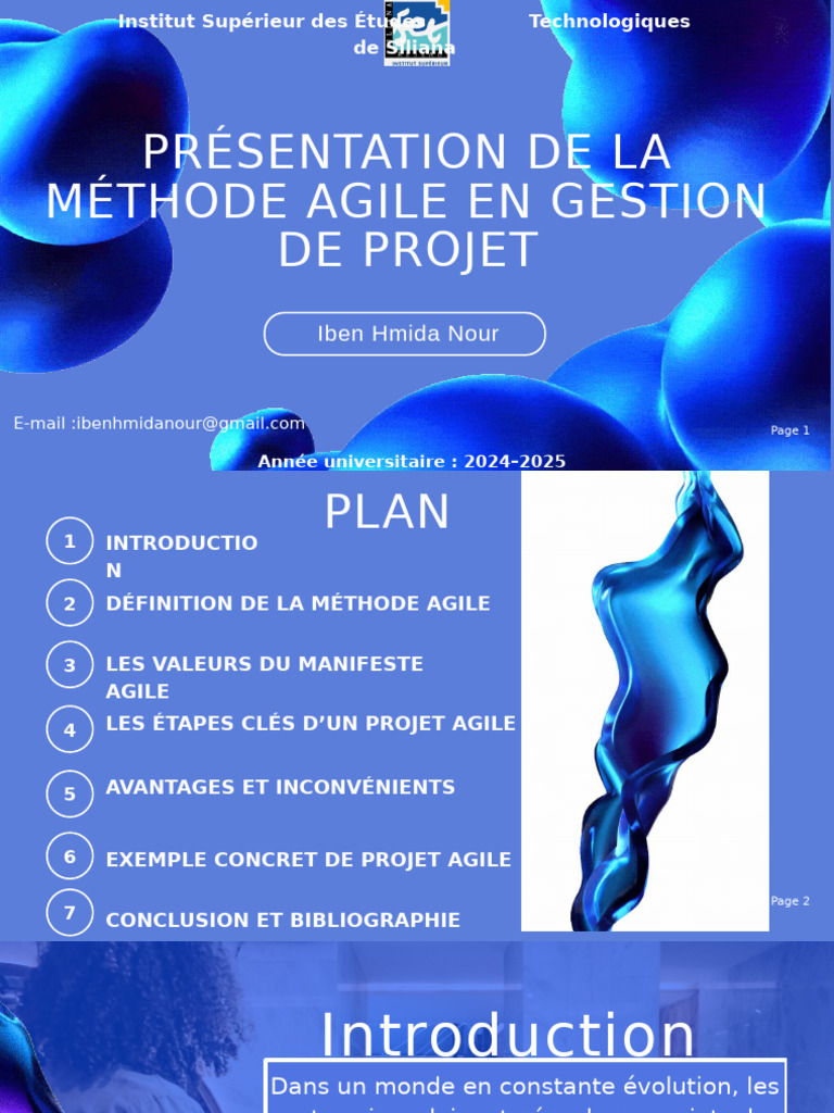 Introduction à la méthode Agile en projet | PDF | Méthode agile ...