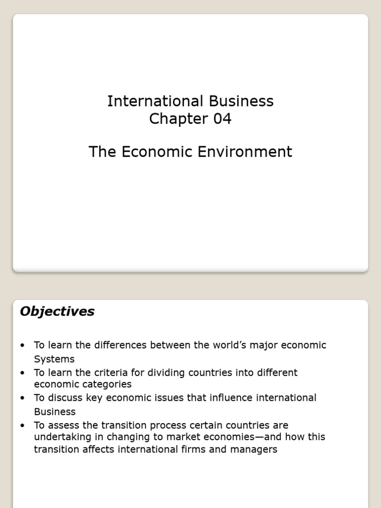 IB CH 4, The Economic Environment | PDF | Cost Of Living | Government Budget Balance