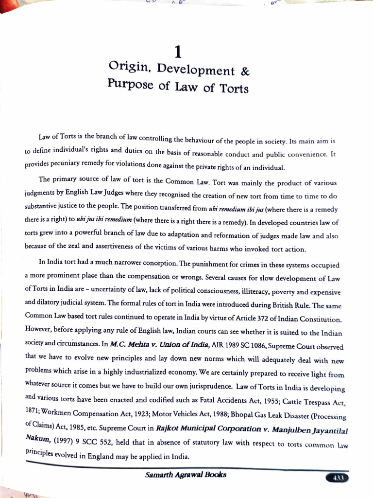 Tort Law | PDF