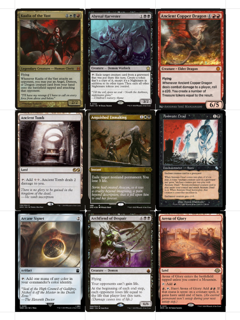Dragon, Angel, Demon Deck | PDF
