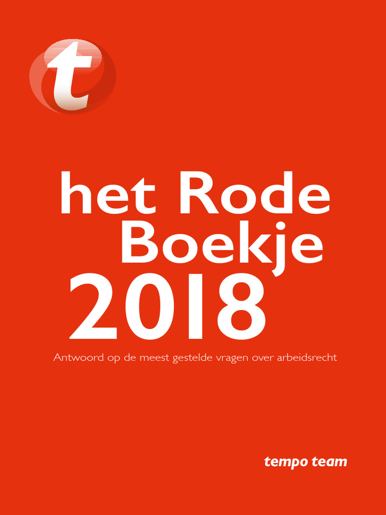 Rode Boekje 2018 | PDF