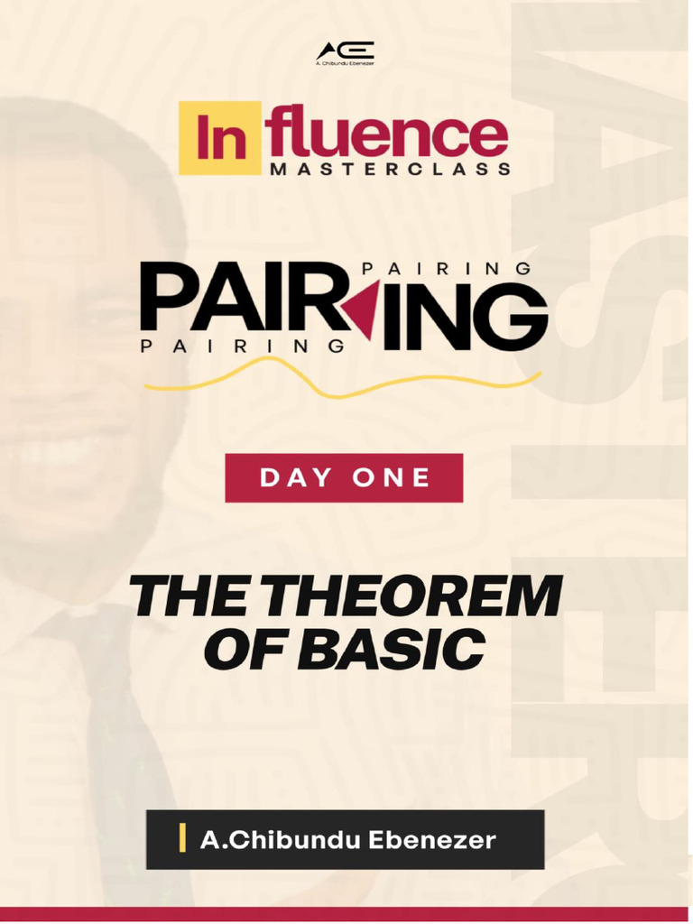 The Theorem of Basic - A.chibundu Ebenezer | PDF | Jesus | God