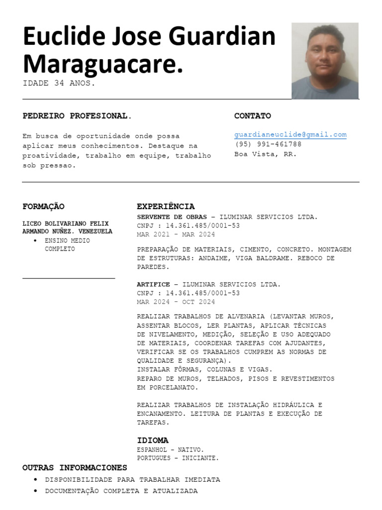 Curriculo Euclide | PDF