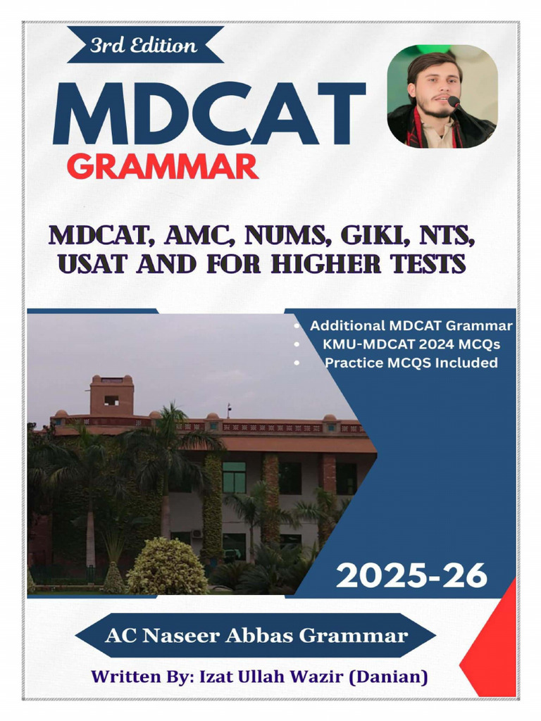 Naseer Abbas Grammar 3rd Edition - Smart Mdcat Coaching | PDF