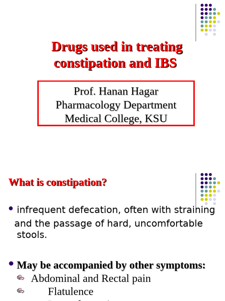 04constipation and IBS | PDF | Constipation | Irritable Bowel Syndrome
